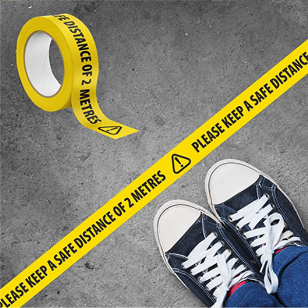 2M STAY SAFE LAMINATED VINYL MARKER TAPE | CRE8 Tapes
